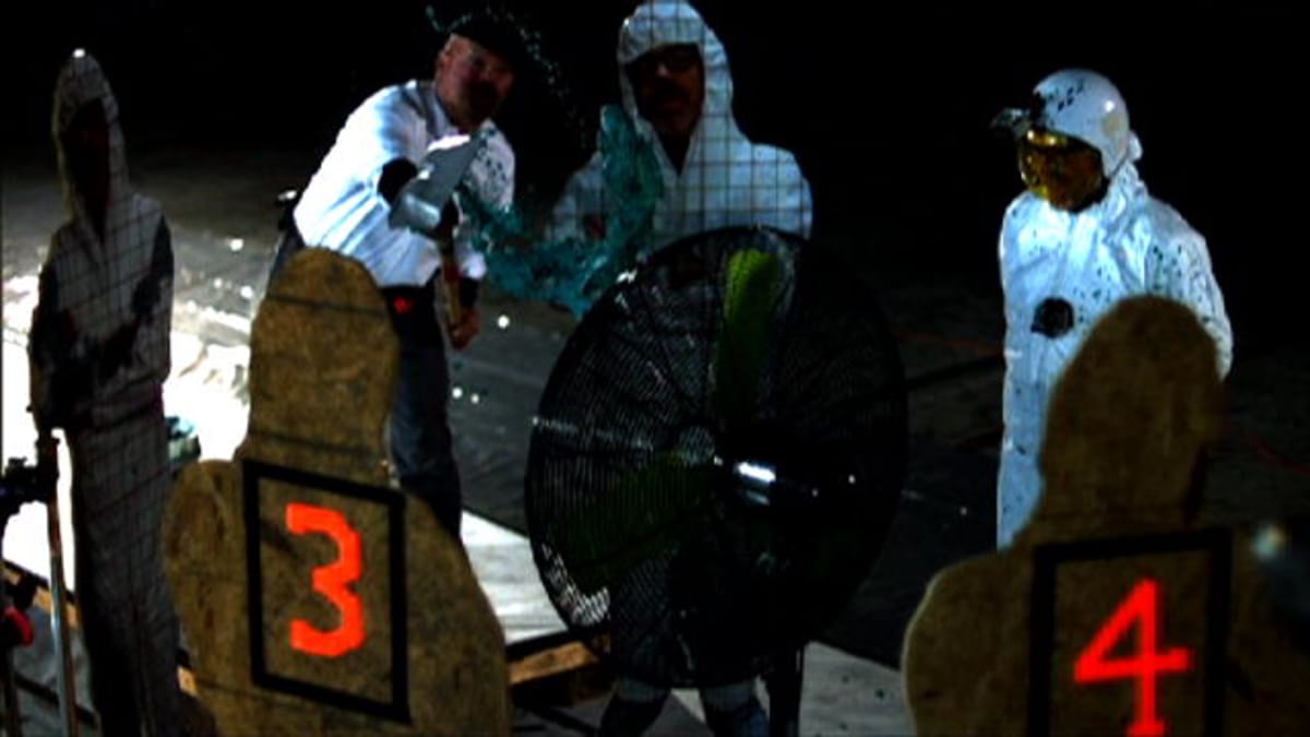 Poop Hits the Fan High Speed - MythBusters | Discovery