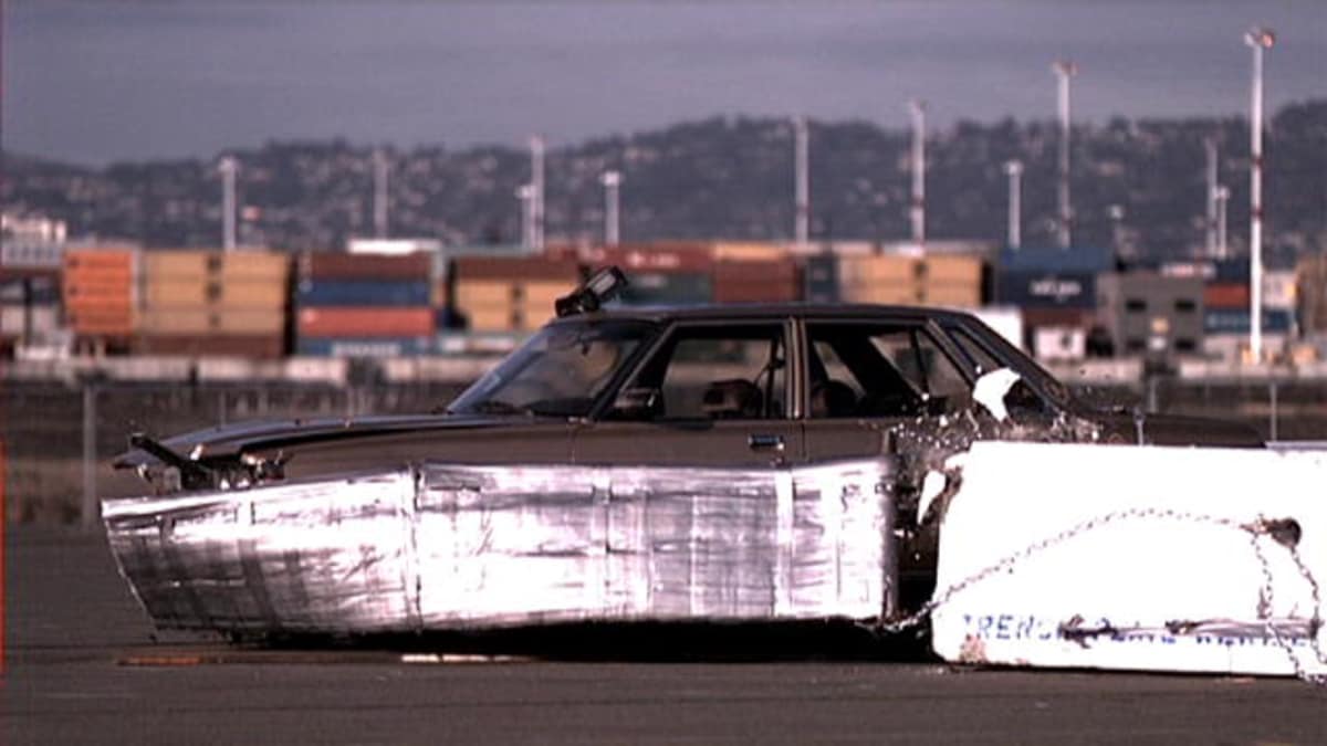 Duct Tape Barrier High Speed - MythBusters | Discovery