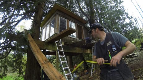 Behind The Build: The Man-Cave - Treehouse Masters | Animal Planet